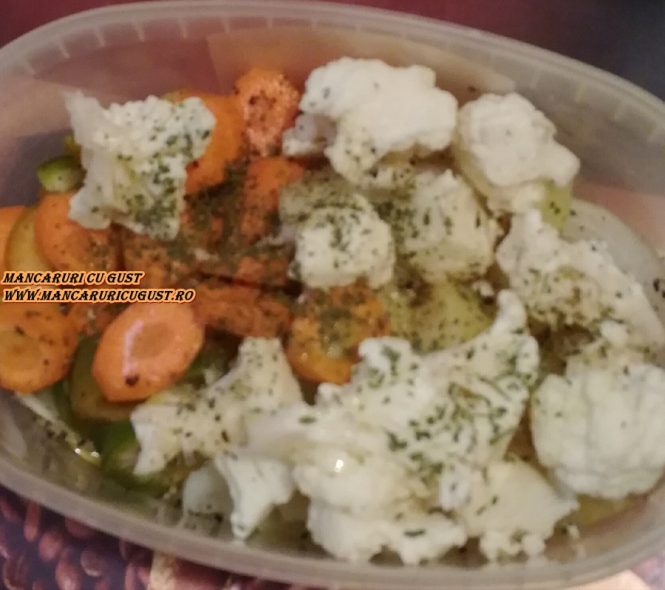 Salata de cartofi cu conopida si seminte de in - Mancaruri Cu Gust